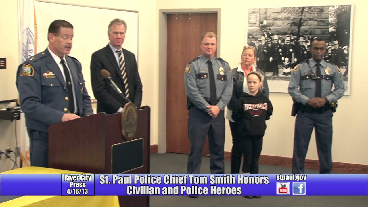 Police Chief Awards St. Paul Civilians and Cops - YouTube