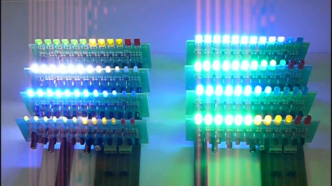 Mono LED indicator VU meter 12 LEDs Sound Meter HK1520 - YouTube