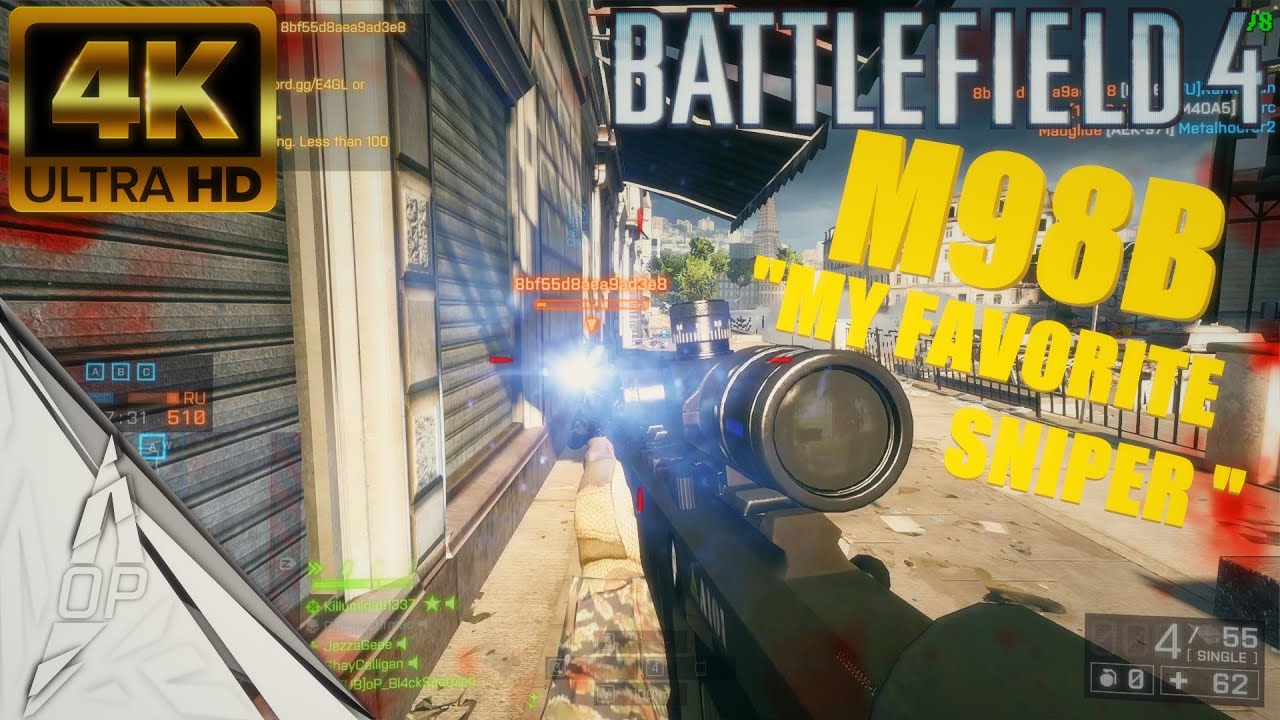 BF4 M98B 8X CQB _ BATTLEFIELD 4 PC GAMEPLAY [4K 60FPS] #gameplay # ...