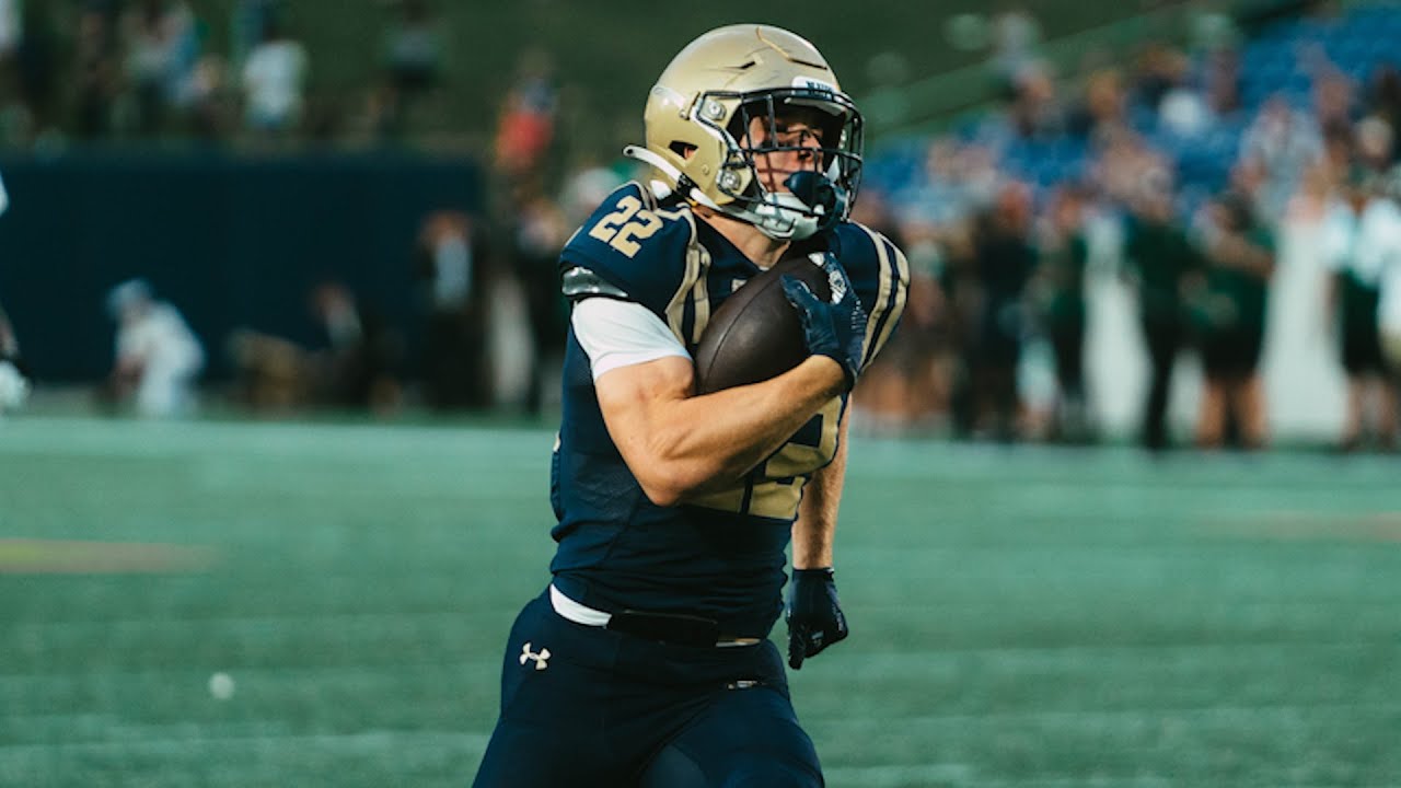 Navy Football Slot Back Eli Heidenreich, Offensive Coordinator Grant ...