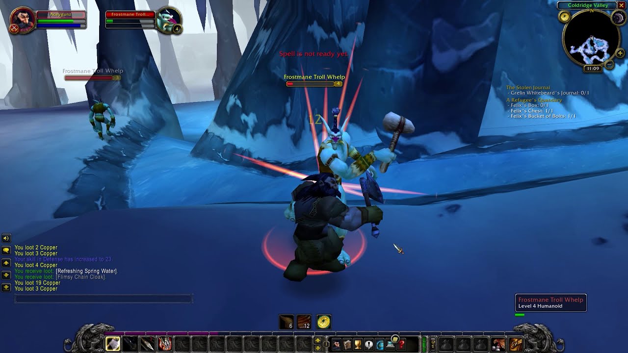 WoW CLASSIC Gameplay Dwarf Hunter - Coldridge Valley pt. 3 (Final ...