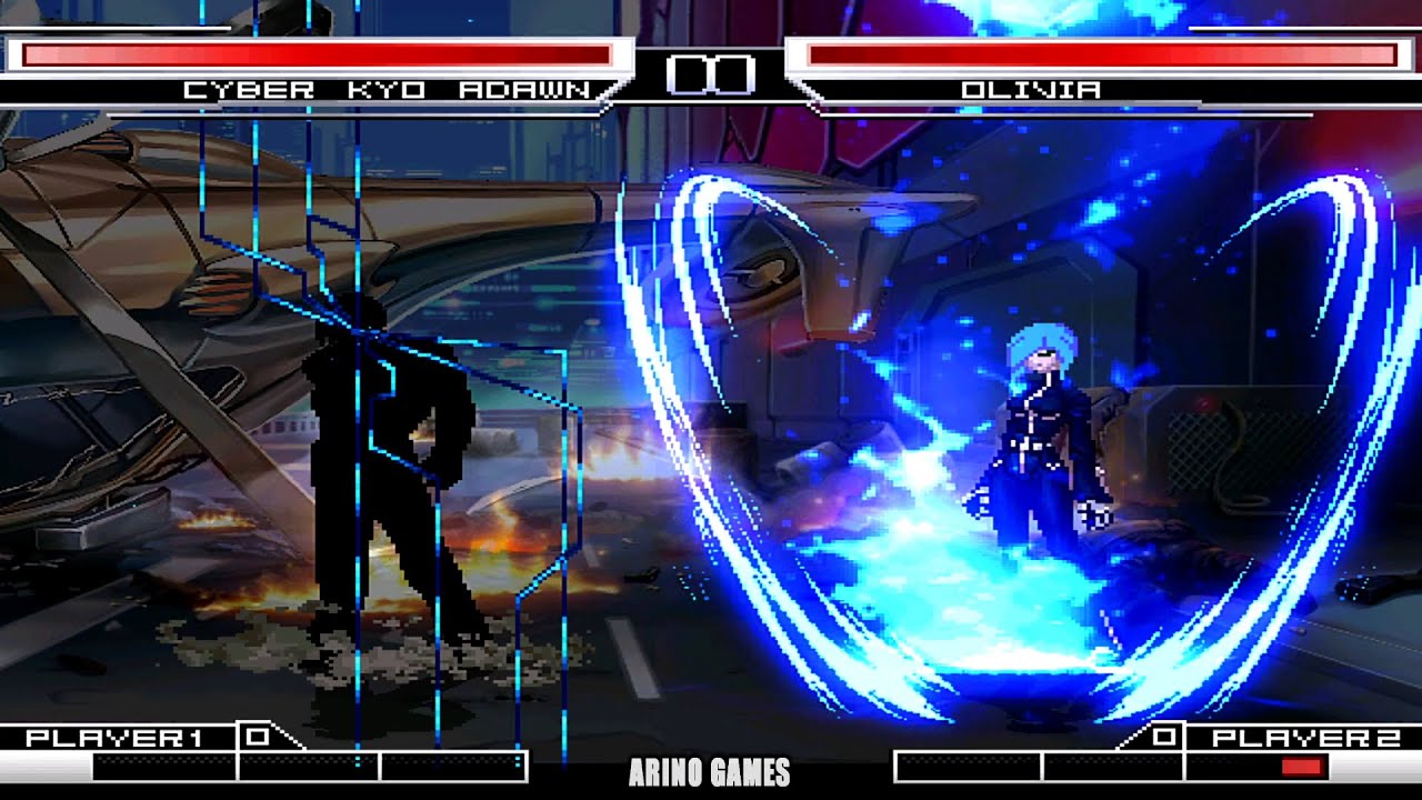 CYBER KYO VS OLIVIA! INSANE FIGHT KOF ARINO GAMES! - YouTube
