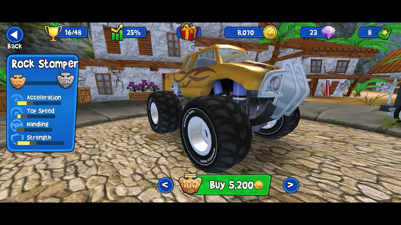 I buy a free rock stomper #BeachBuggyracing - YouTube