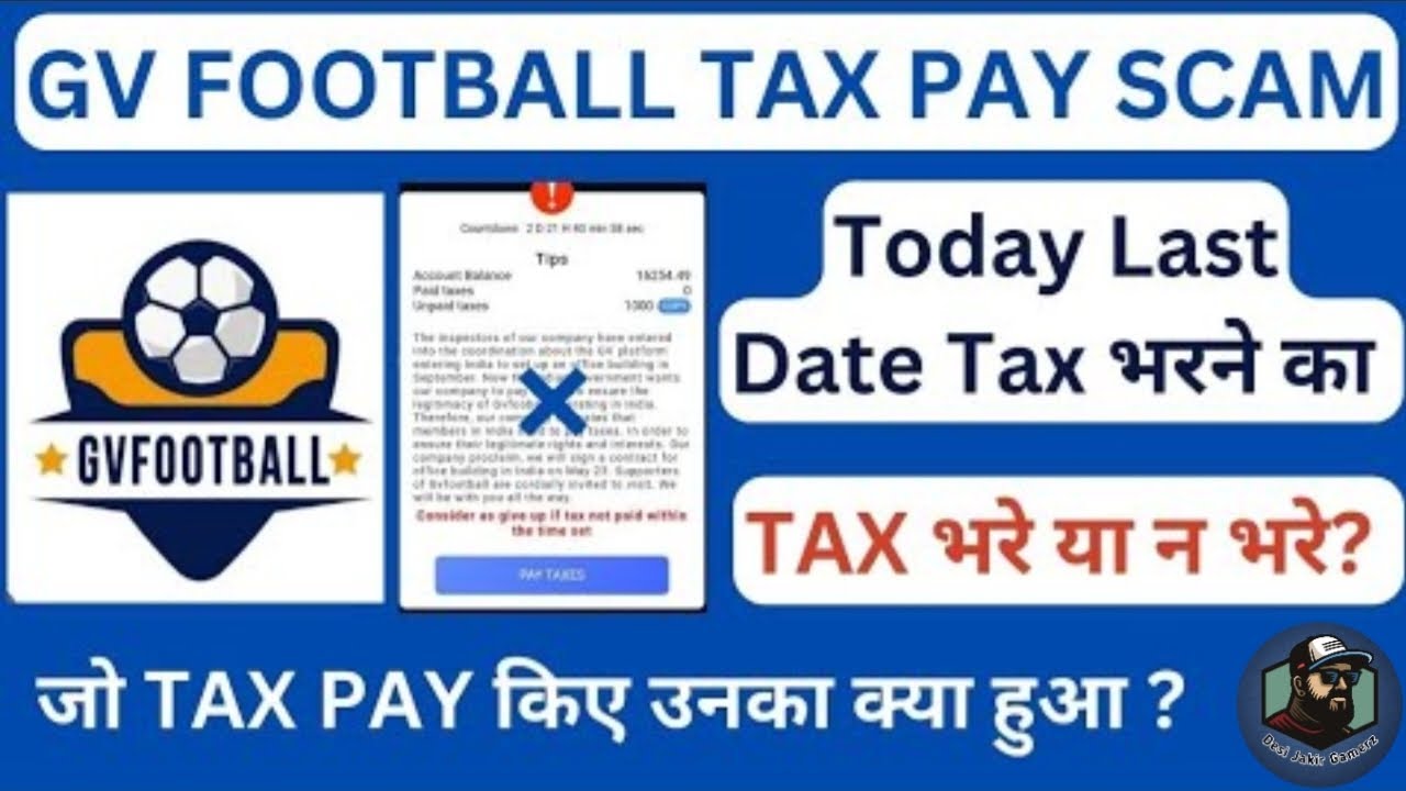 gv football tax pay scam I gv football latest news I gv football latest ...