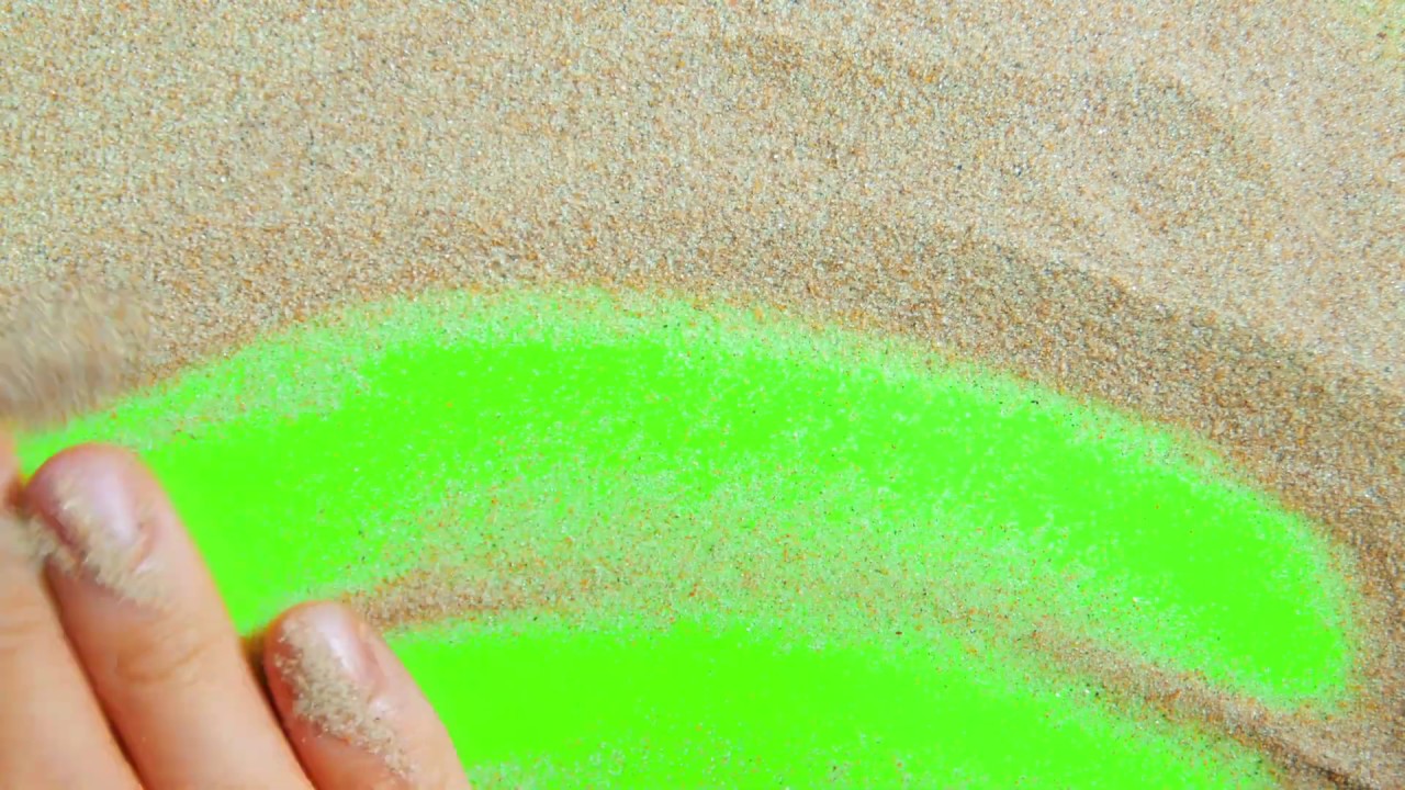 sand on a green screen | video stocks - YouTube