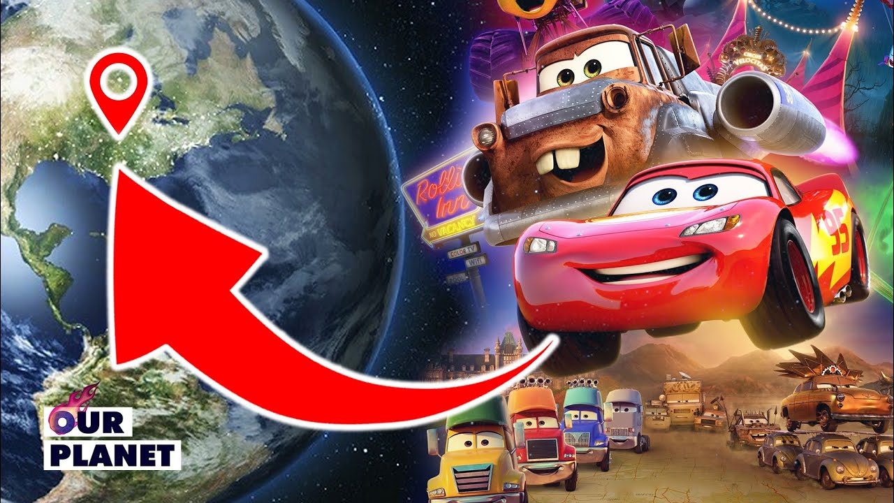 🥶 The CARS protagonists 2023 on Google Earth and Google Maps 😎 - YouTube