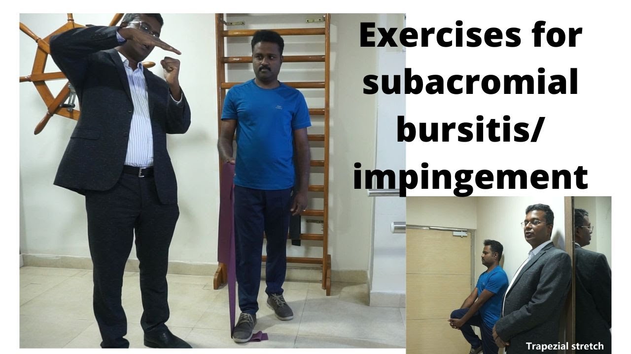 #1 Exercises for shoulder impingement | Sub acromial bursitis ...