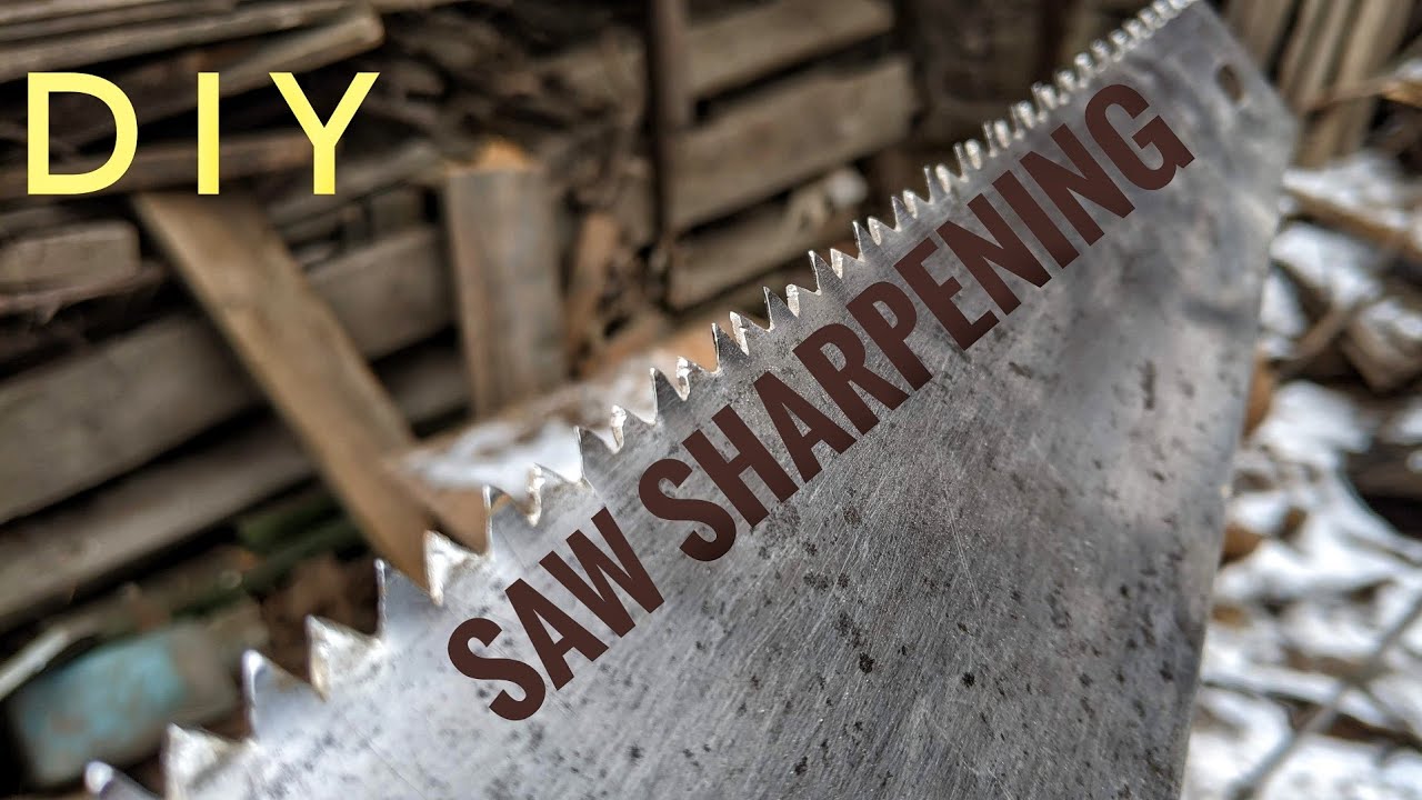 How to sharpen a saw like a pro - YouTube