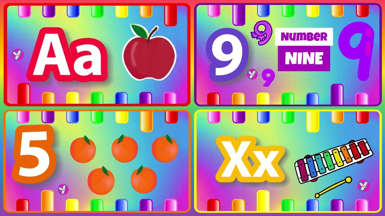 ABC Phonics for Kids | A for Apple Alphabet Song | 123 Song | Learn ...