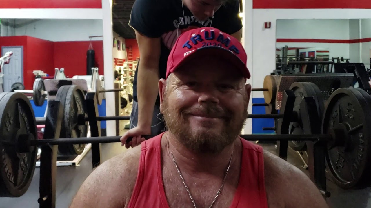 58 year old dad benches 300 pounds. Son Benches 345 pounds. Like ...