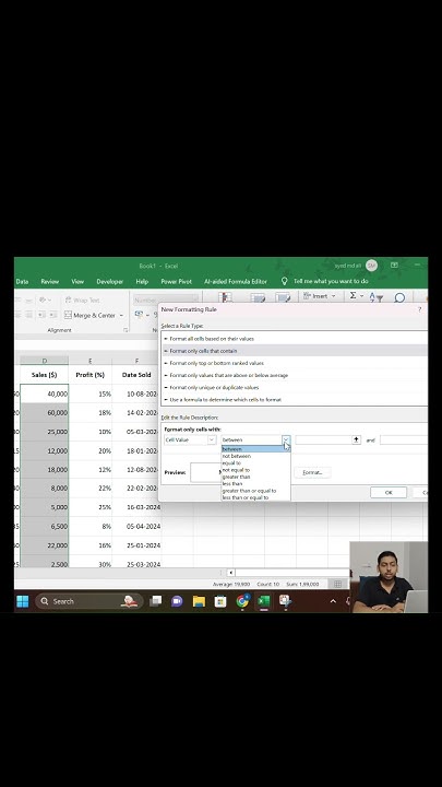 Advance Conditional Formatting #excel #exceltricks #conditionalformatting - YouTube