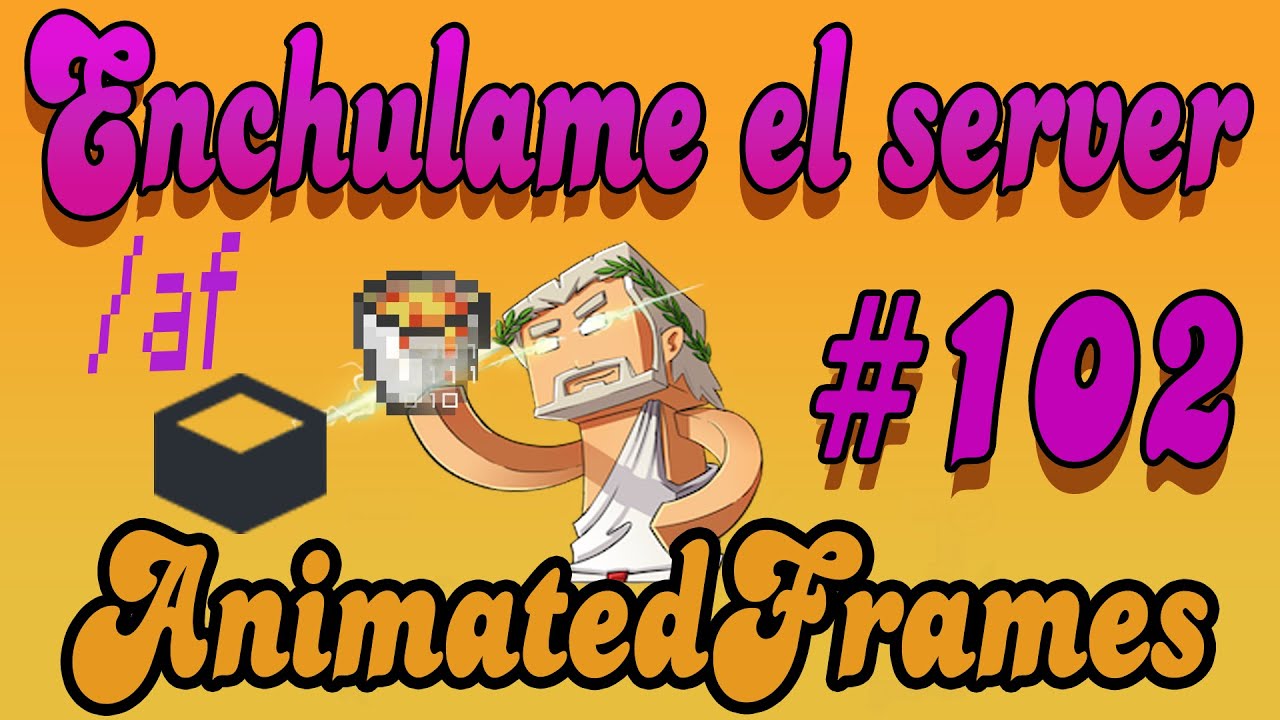 Minecraft Plugin Tutorial: AnimatedFrames - YouTube