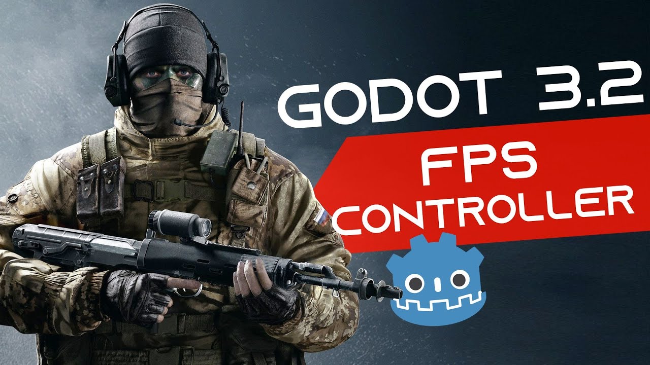Godot 3.2 - First Person FPS Character Controller Tutorial In 6 Minutes ...