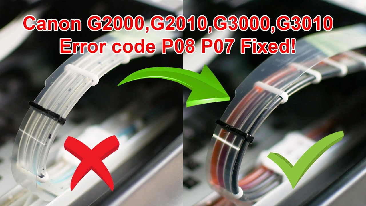 No Ink In The Pipes Canon Printer G2000 G2010 G3010 Error Code P08 no-ink-in-the-pipes-canon-printer-g2000-g2010-g3010-error-code-p08