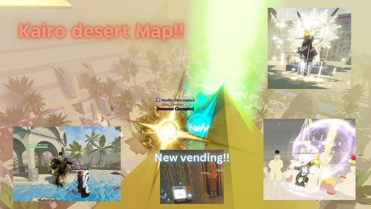First Look at New Desert Map! vending, bosses | Bladers Rebirth - YouTube