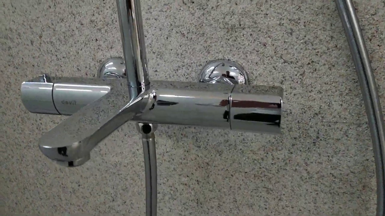 Devit 37520121 Fresh shower system термостатична душова система - YouTube