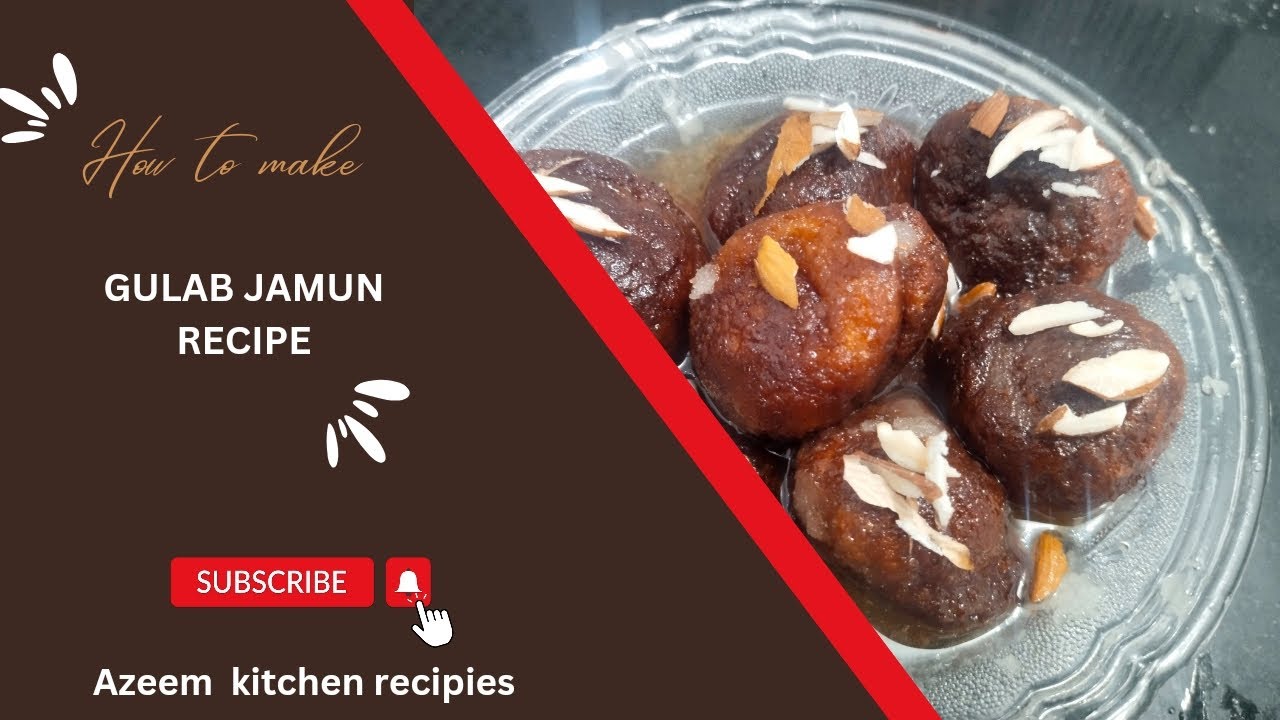 Gulab jamun Recipe | How to make Gulab jamun At home in easy way ...