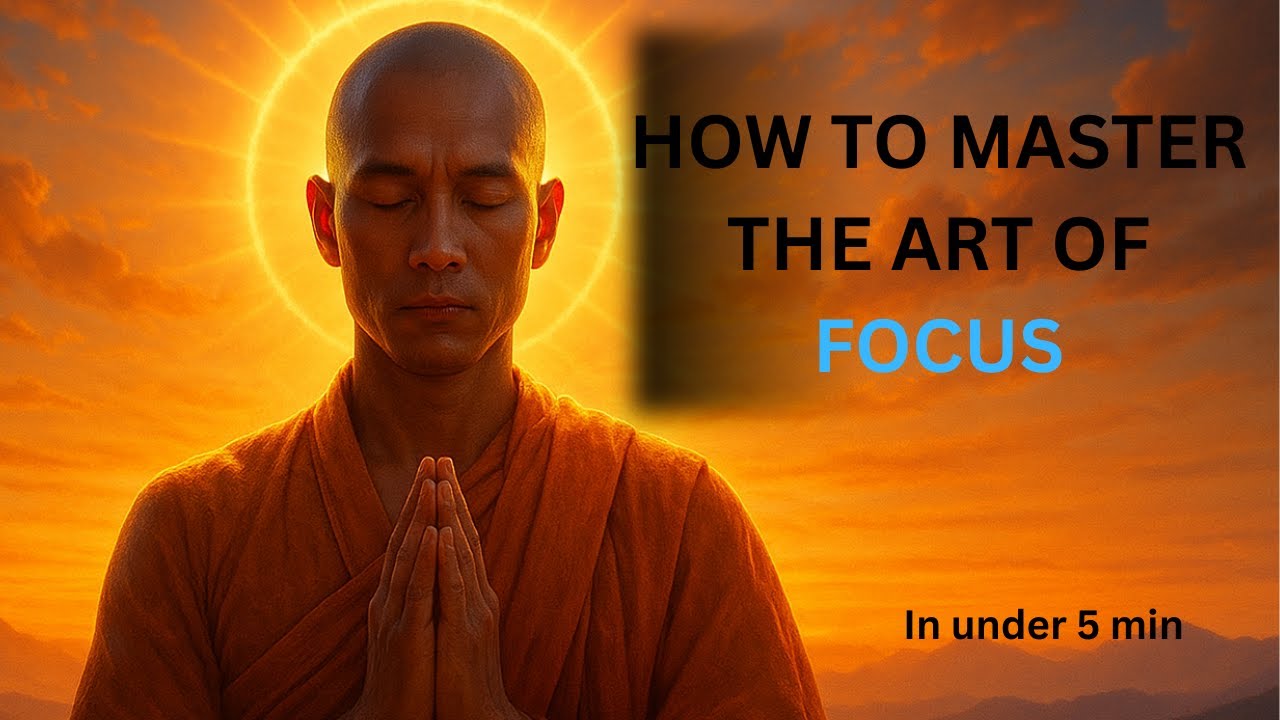 How to "MASTER THE ART OF FOCUS"--MONK'S SECRET TO DEEP FOCUS - YouTube