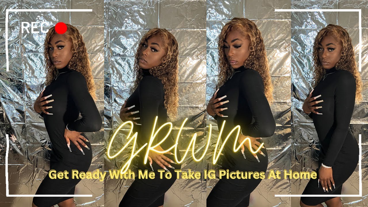 GRWM: Take IG Pics At Home! ( Hair, Makeup, More..) - YouTube