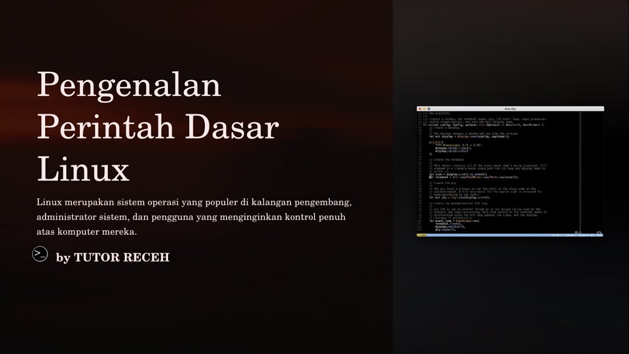 Perintah Dasar Linux PART 1 - YouTube