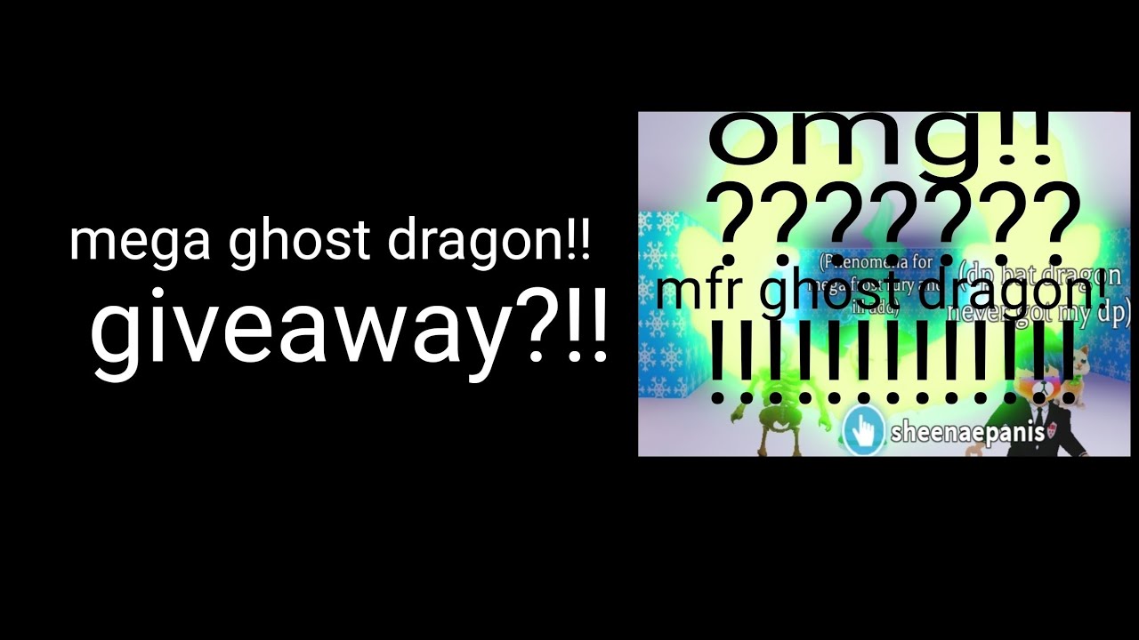 mega fly ride ghost dragon in adopt me!!! - YouTube