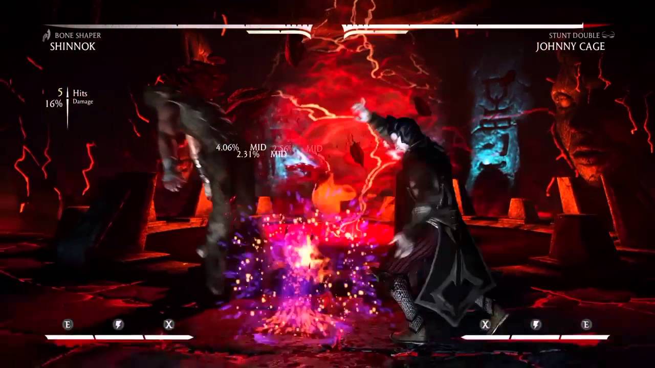 Mortal Kombat X Shinnok Combos (Bone Shaper Variation) - YouTube
