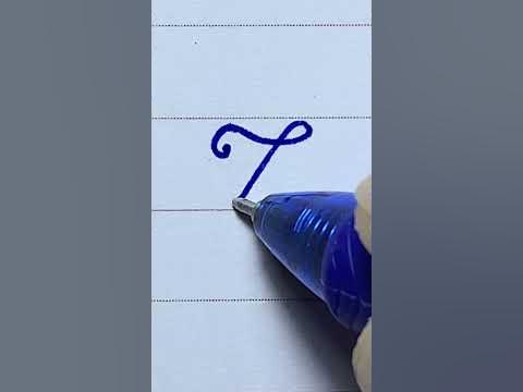 How to write in cursive Capital letter F | Cursive Writing A to Z ...