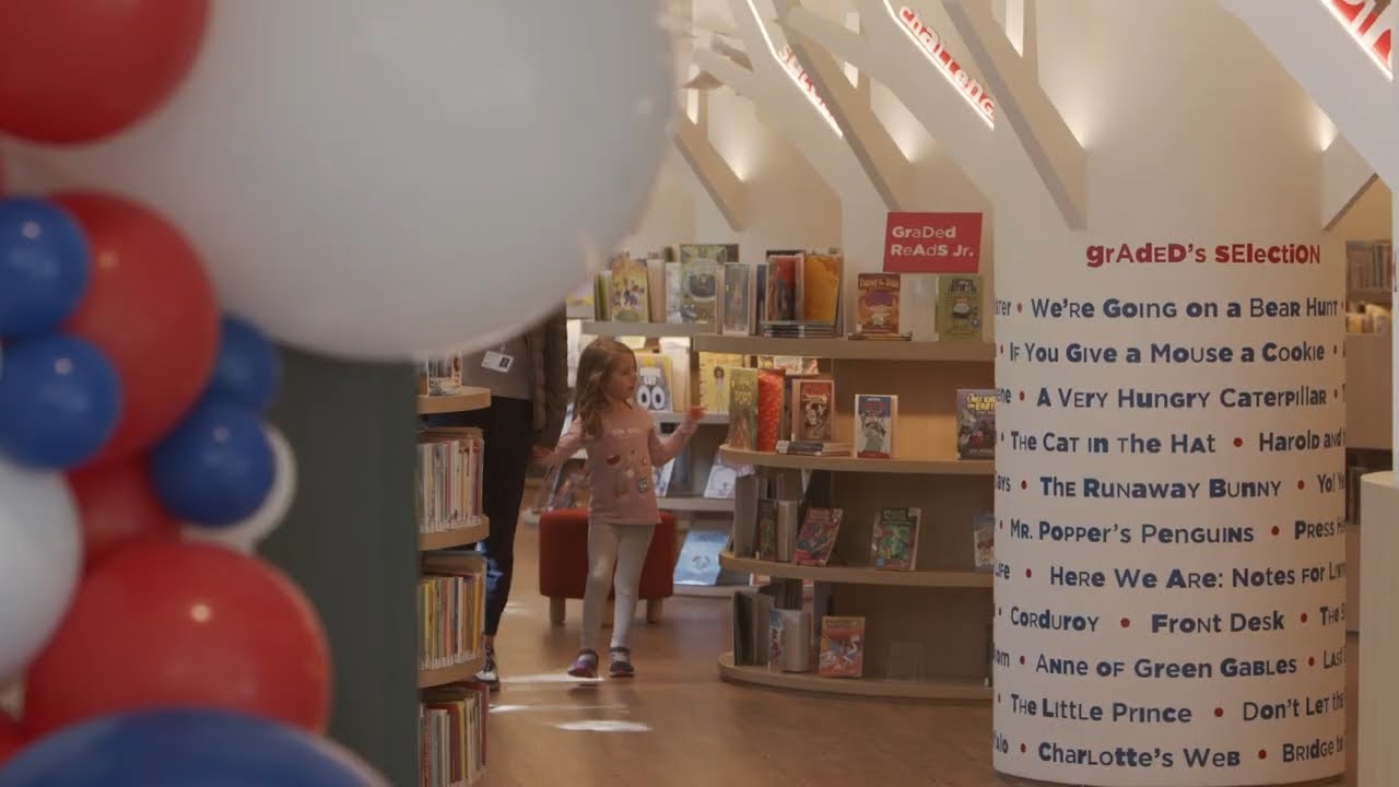 Graded's Renovated Lower School Library - YouTube
