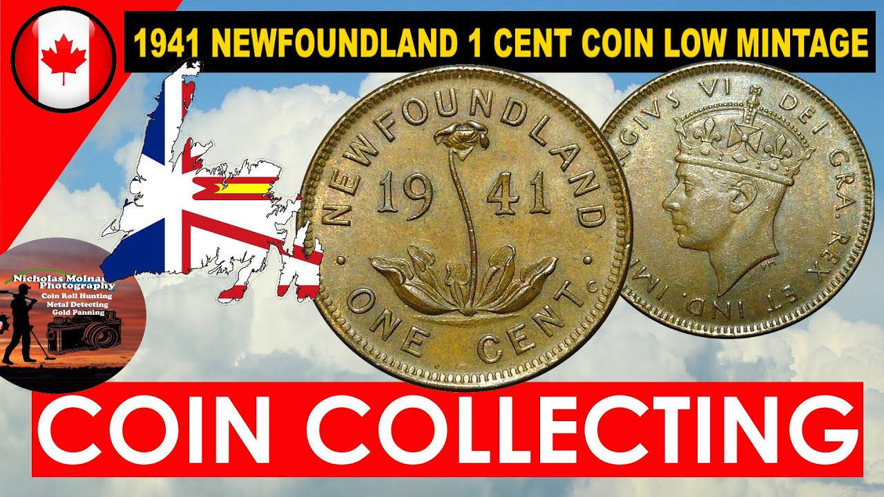 1941 Newfoundland 1 Cent Coin LOW MINTAGE YouTube 1941-newfoundland-1-cent-coin-low-mintage-youtube