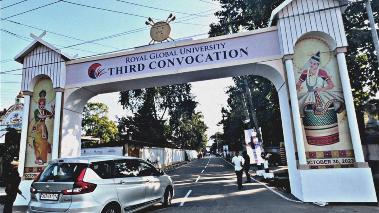 Third convocation Royal global university Assam - YouTube