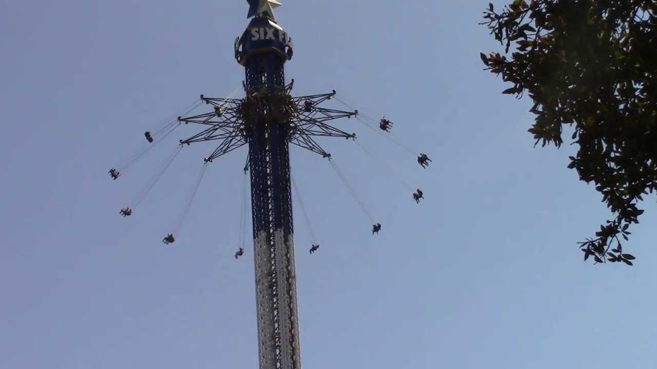 Texas SkyScreamers is 400 feet tall | Six Flags Over Texas - YouTube