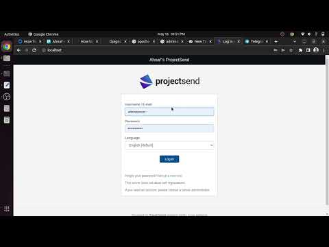 ProjectSend Install Guide on Ubuntu - YouTube