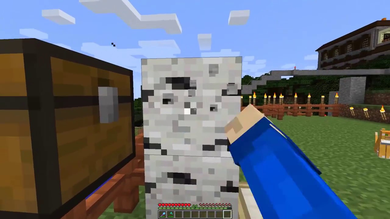 Minecraft 1.13 | Como Hacer Trampilla De Abedul - YouTube