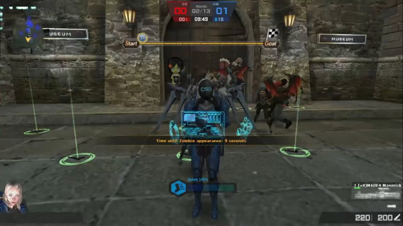 Defend bareng Alice Blue Counter-Strike Nexon: Studio Zombie Escape ...