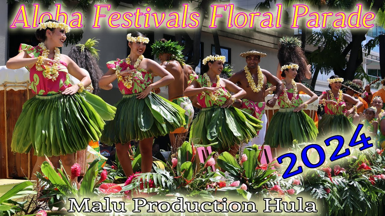 Hula Show by Malu Production - 76th Annual Floral Parade 2024 Aloha ...