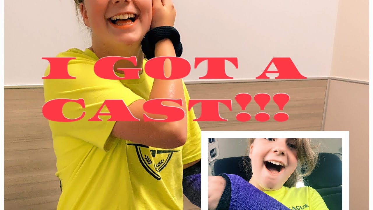 I GOT MY ARM CAST!!! (Bike injury) - YouTube
