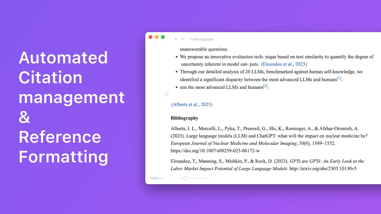 Automated Citation Management and Reference Formatting | Reference ...