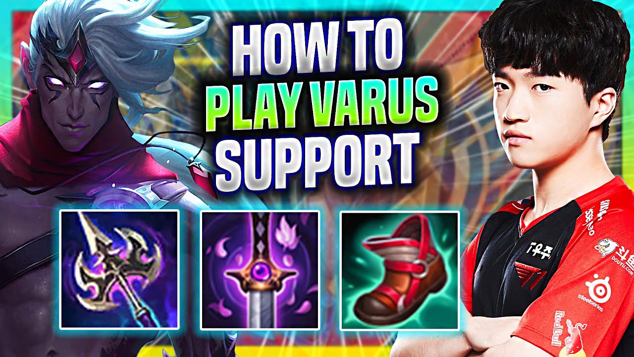 LEARN HOW TO PLAY VARUS SUPPORT LIKE A PRO! - T1 Keria Plays Varus ...