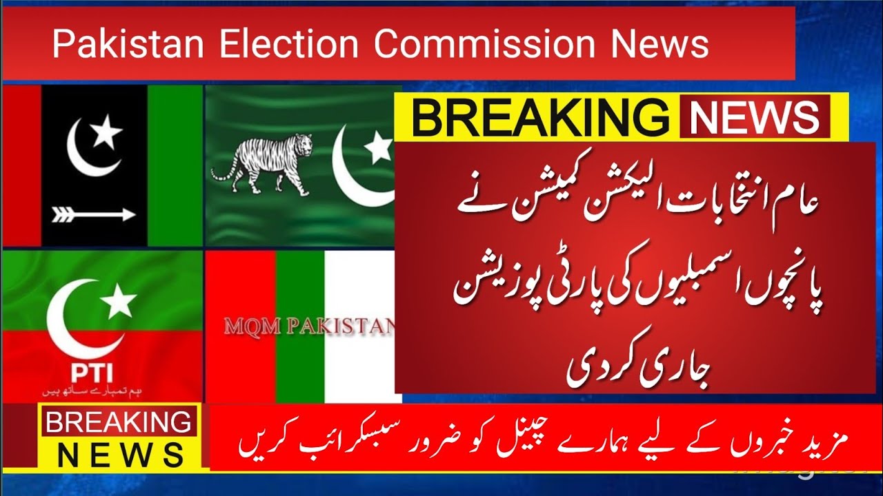 General Election Election Commission has released the party position of ...