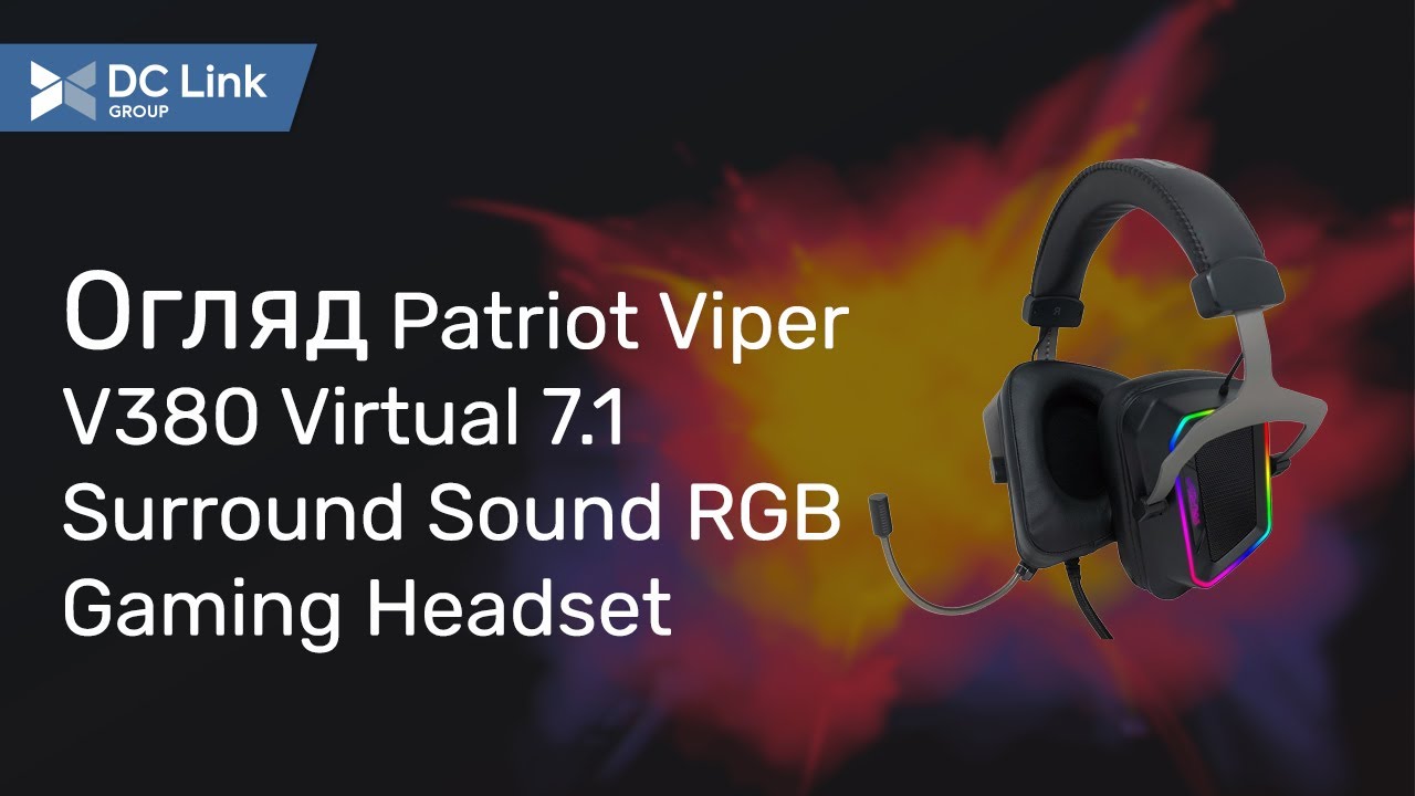 Viper V380 Virtual 7 1 Surround Sound RGB Gaming Headset from Viper ...