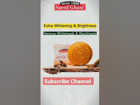 Saeed ghani Sandal soap Best for whitening soap #saeedghaniproducts #shorts #shortvideo # ...