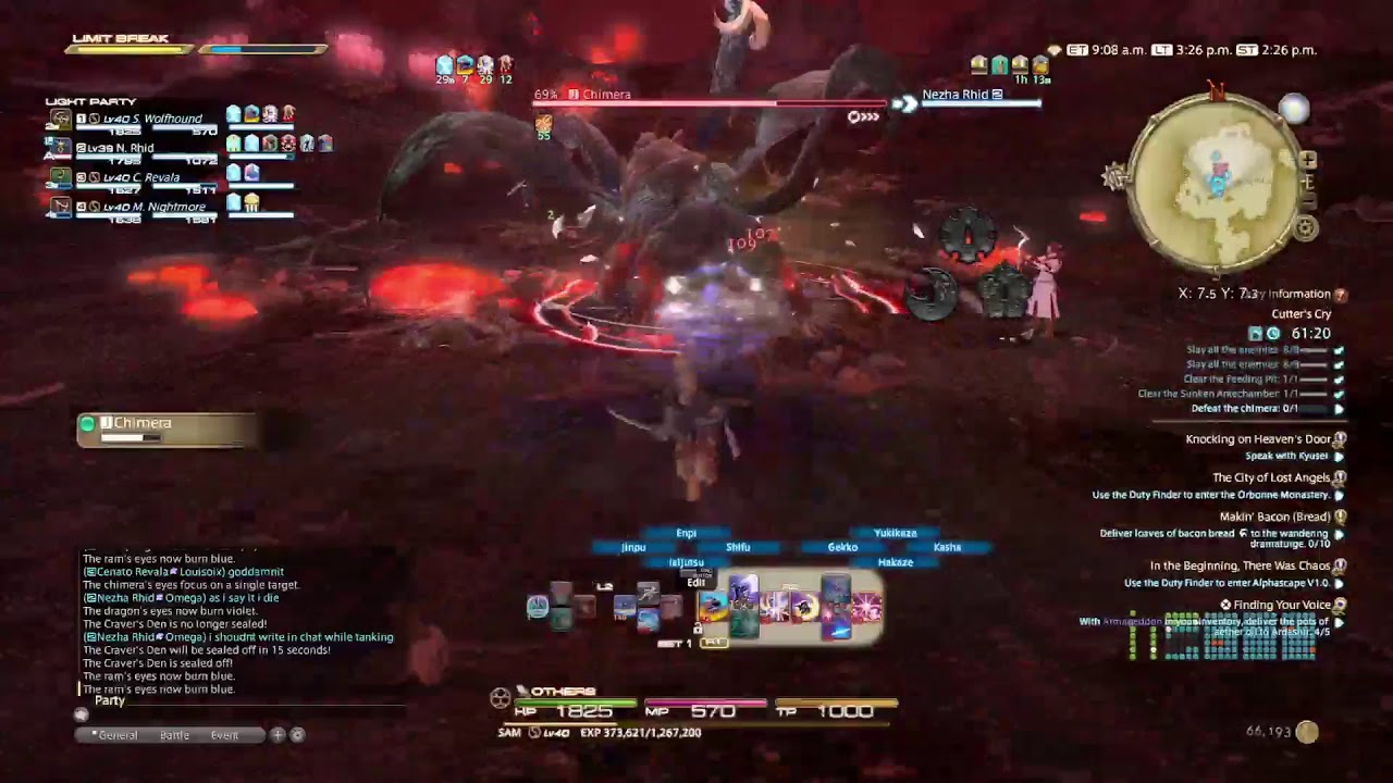 Final Fantasy XIV - Samurai. Leveling grind 50+. Come hang - YouTube