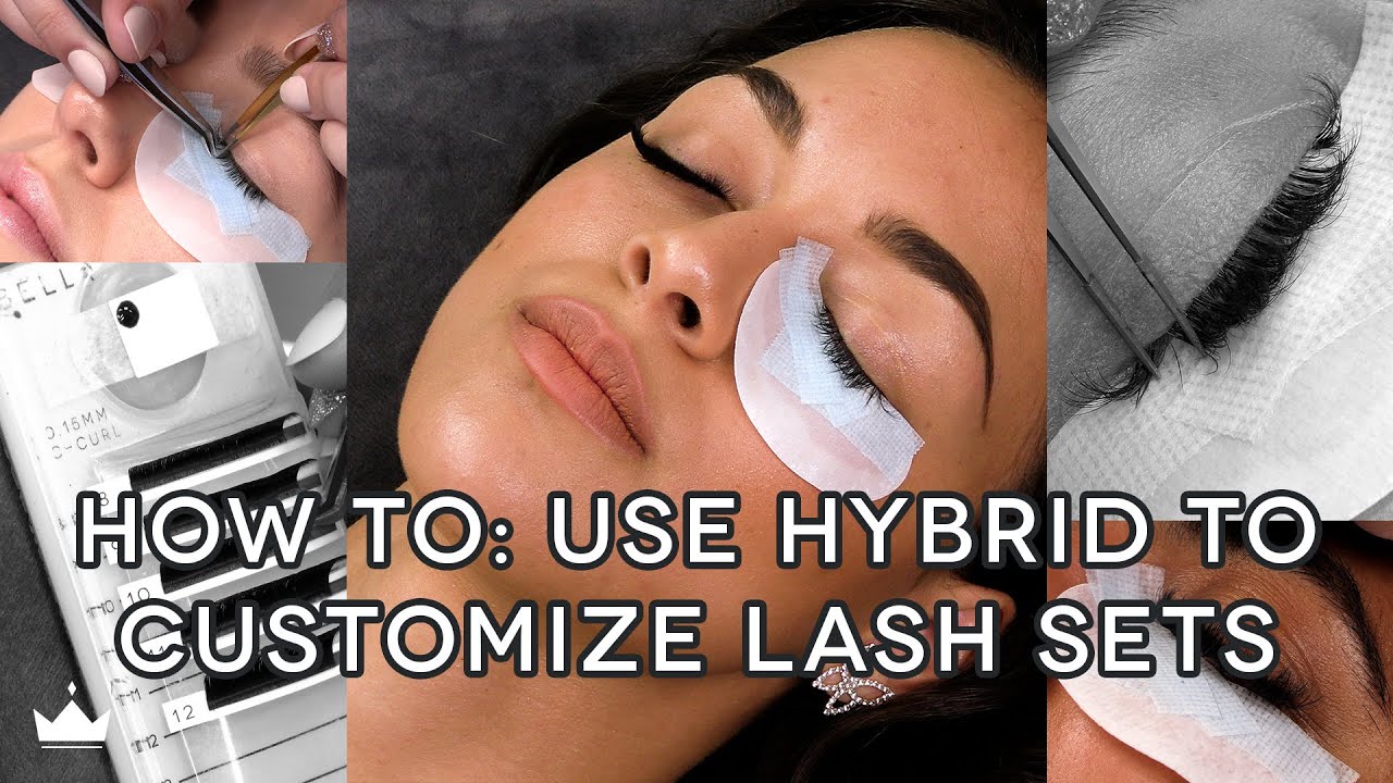 How To Use Hybrid to Customize Lash Sets Your Client Will Love - YouTube