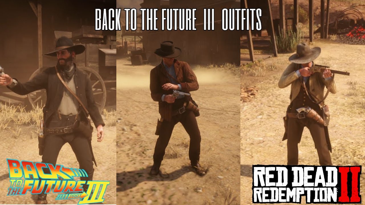 Back to the Future III Outfits in Red Dead Redemption 2 (Offline) - YouTube