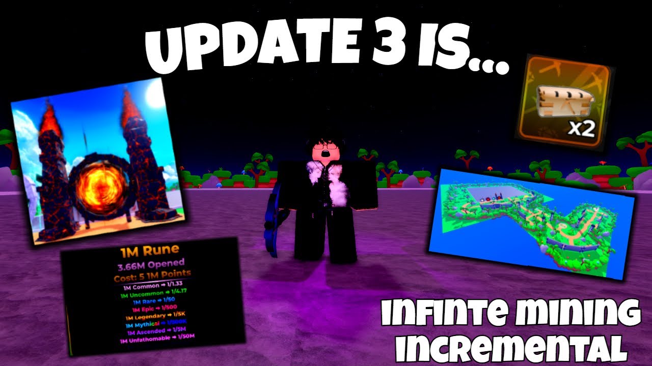 UPDATE 3 IS.... IN INFINITE MINING INCREMENTAL! - YouTube
