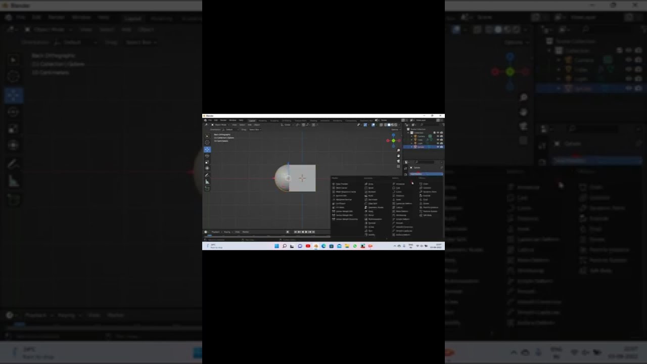 How To Cut Objects In Blender 3 1 shorts YouTube How To Cut Objects In Blender 3 1 shorts YouTube