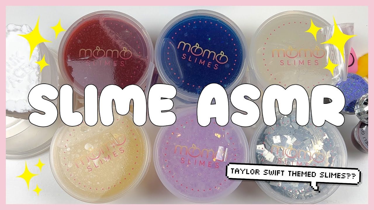 SATISFYING SLIME ASMR IN 4K 💞 | Taylor Swift Themed Momo Slimes ...