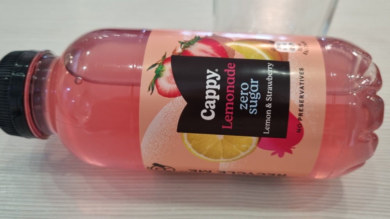 Lemonade Cappy Lemon and Strawberry Sugar Free Unboxing 2023 - YouTube