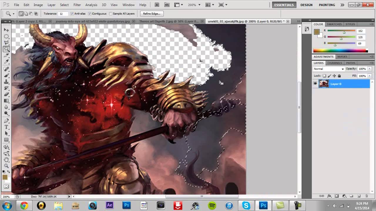 DailyMTG: Theros Block Speed Art w/ Download - YouTube