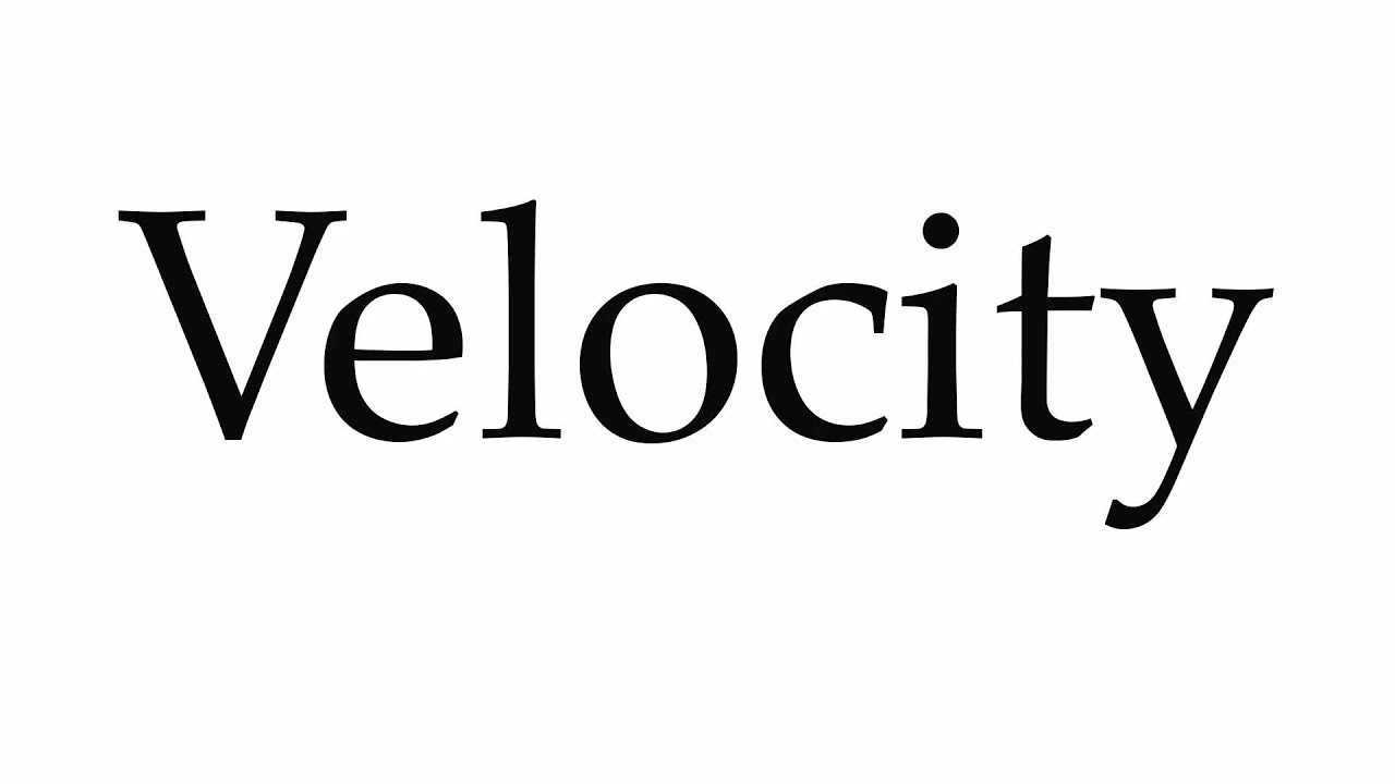 The Word Velocity